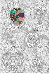 Amazon.com: Great2bColorful Coloring Poster - Sea Turtles 24" x 36 ...
