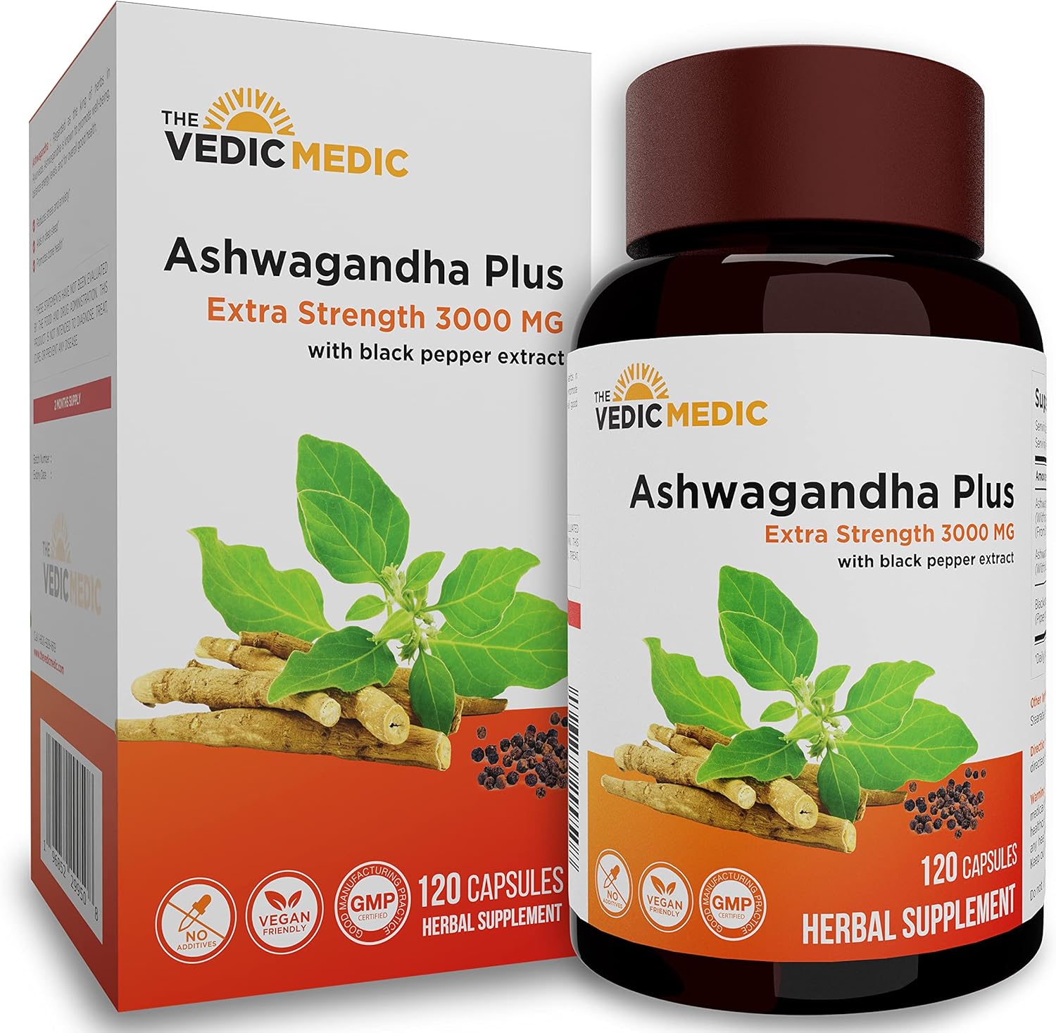 Amazon.com: Organic Ashwagandha Capsules Extra Strength 3000mg with ...