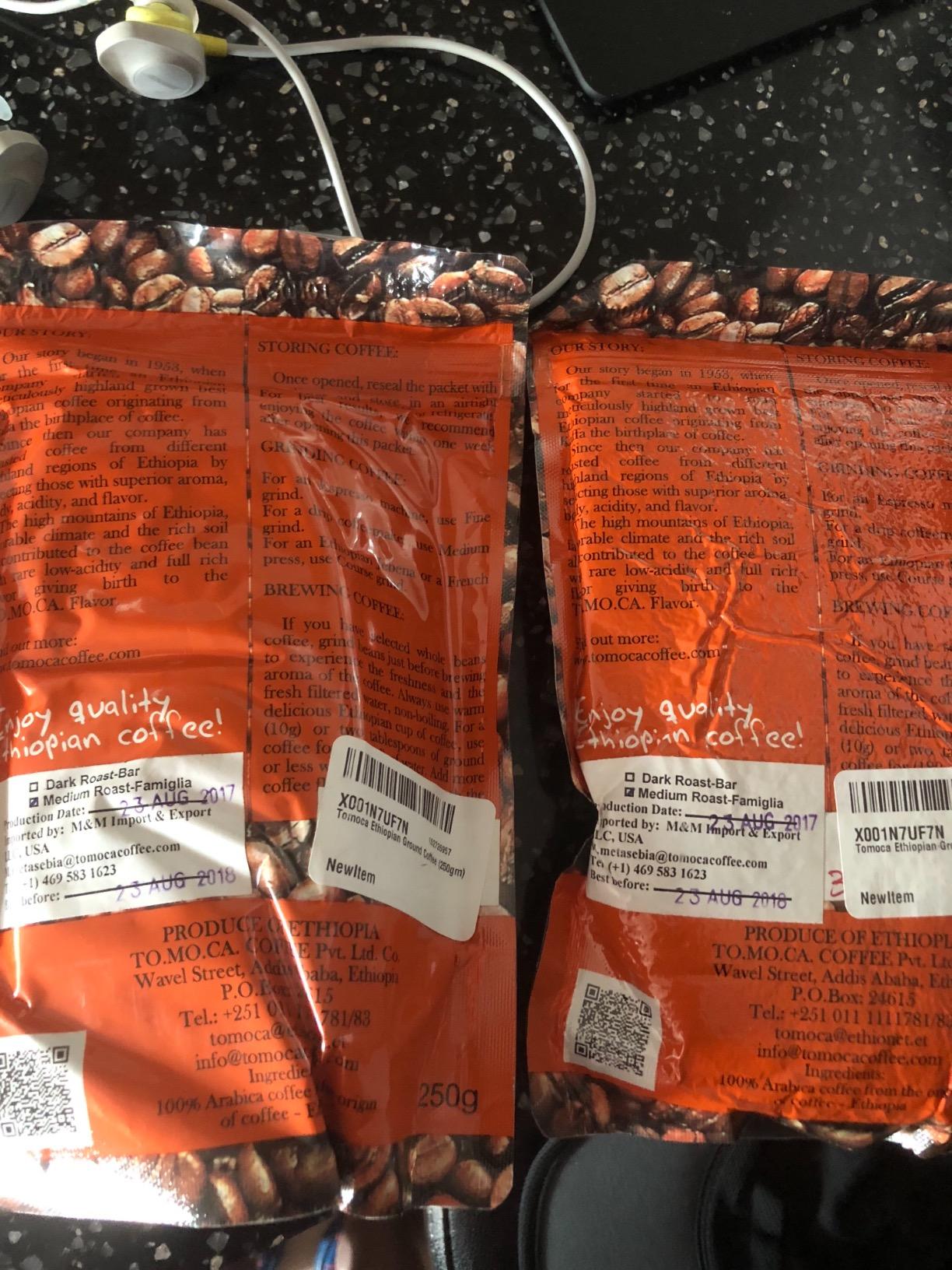 Amazon.com : Tomoca Ethiopian Ground Coffee (250gm) : Grocery & Gourmet ...