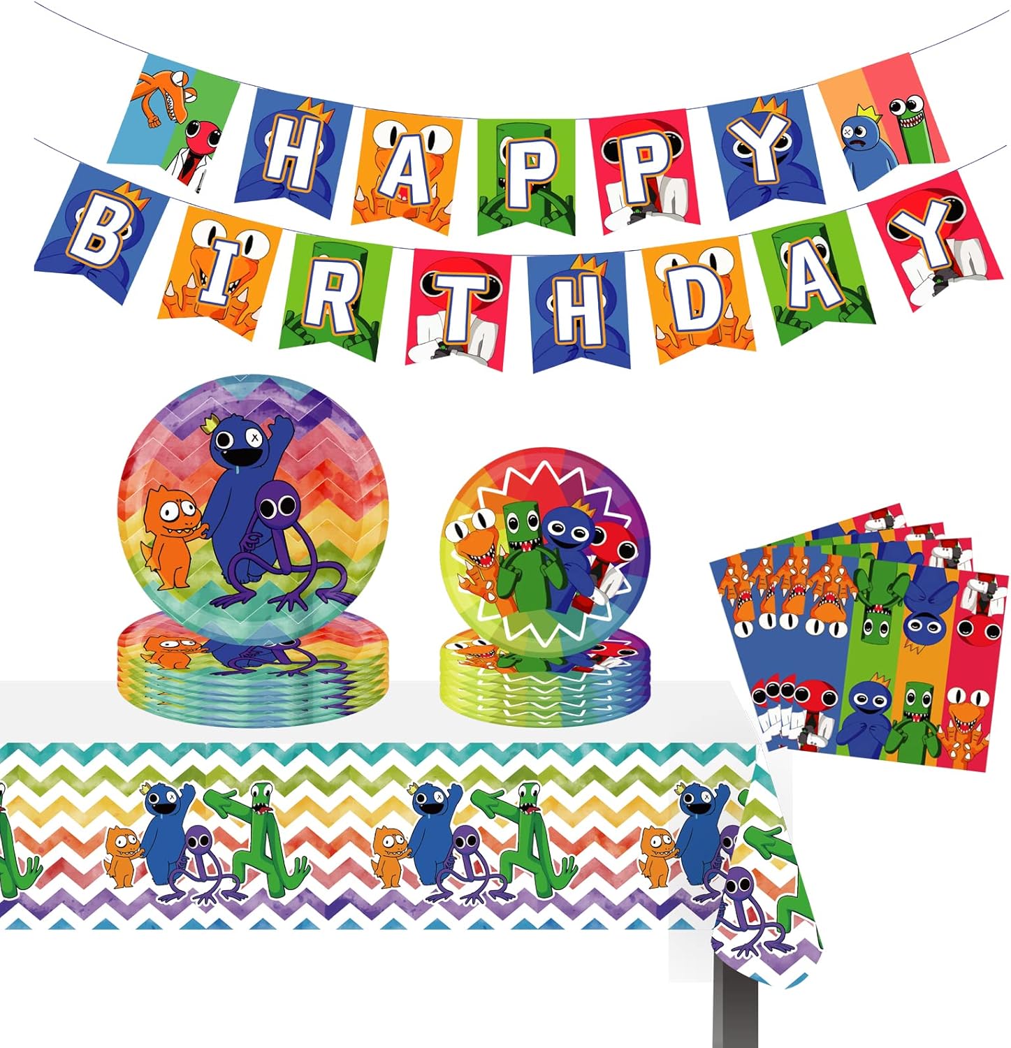 Amazon 42Pcs Rainb Friends Party Plates And Napkins Video Game amazon-42pcs-rainb-friends-party-plates-and-napkins-video-game