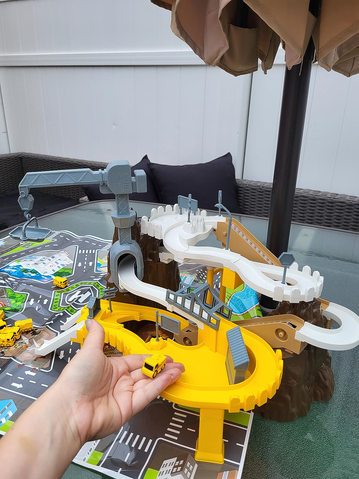 $11/mo - Finance TEMI Boys Race Track Car Garage Parking Adventure Toy ...