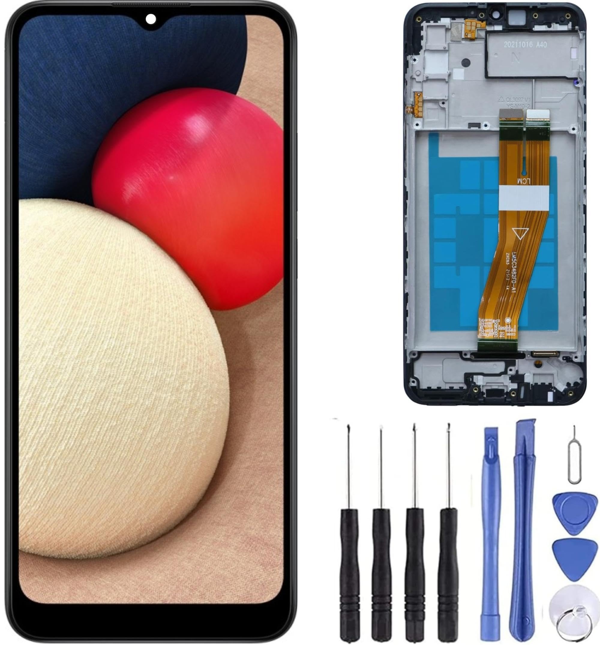 ZOETEC Screen Replacement for Samsung Galaxy A02s SM-A025V SM-A025G 6.5 ...