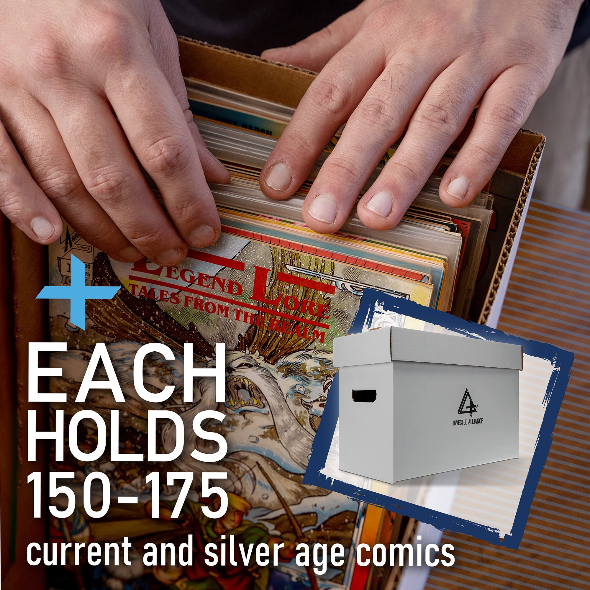 Invested Alliance Comic Book Storage Boxes | Short Cardboard Comic Book ...