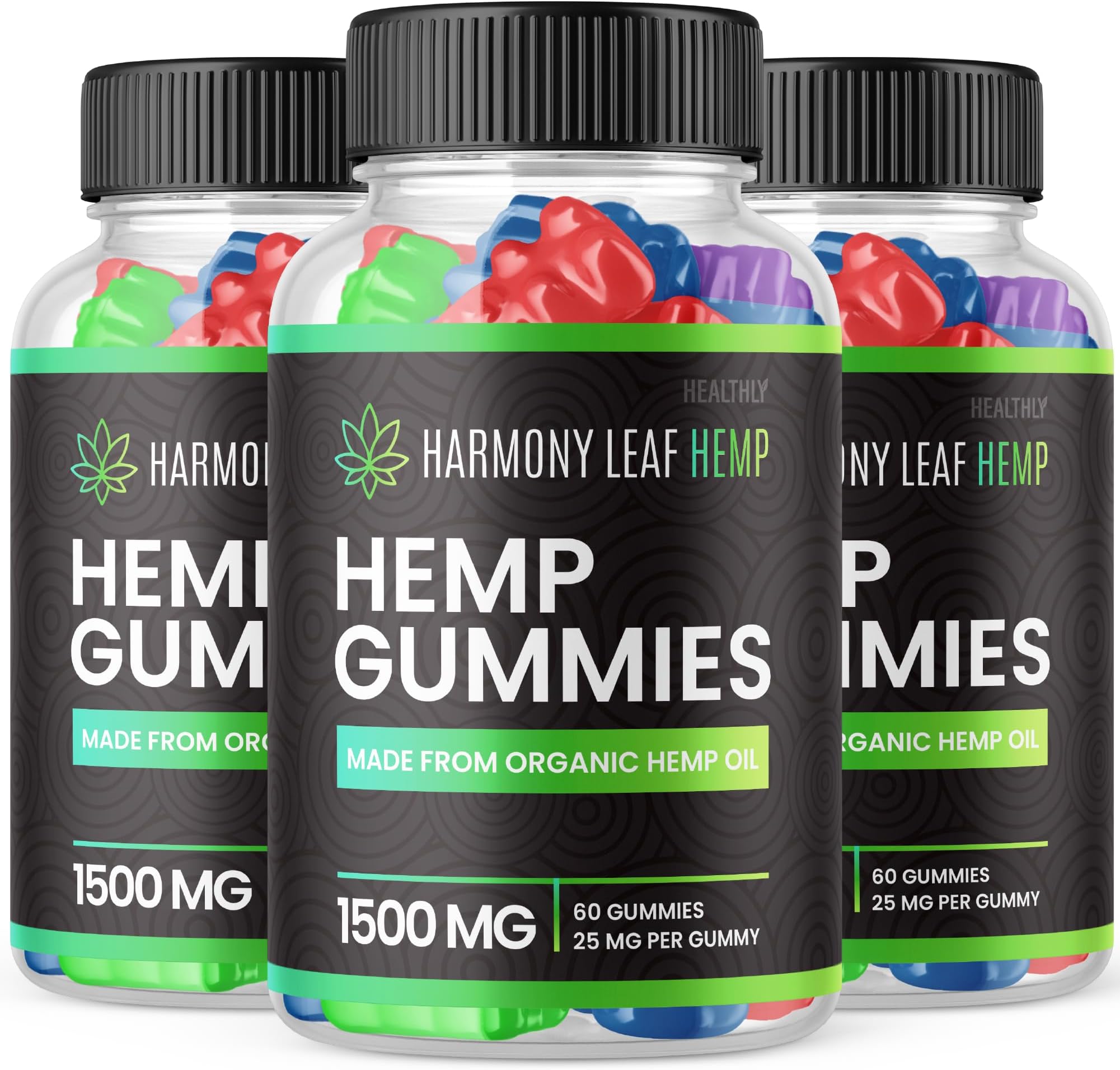 Amazon.com: (3 Pack) Harmony Leaf Gummies - Harmony Leaf Hemp Gummies ...