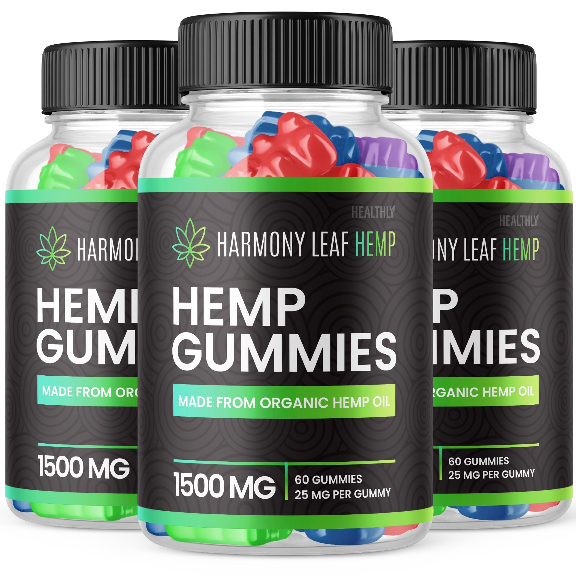 Amazon.com: (3 Pack) Harmony Leaf Gummies - Harmony Leaf Hemp Gummies ...