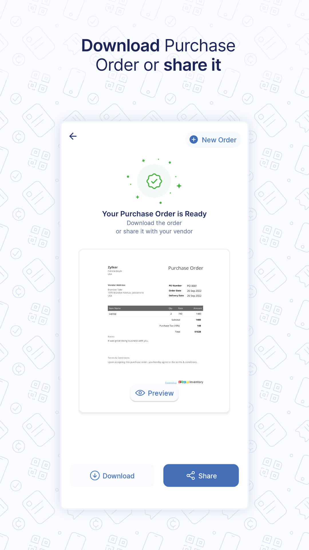 Free Purchase Order Generator - App on Amazon Appstore