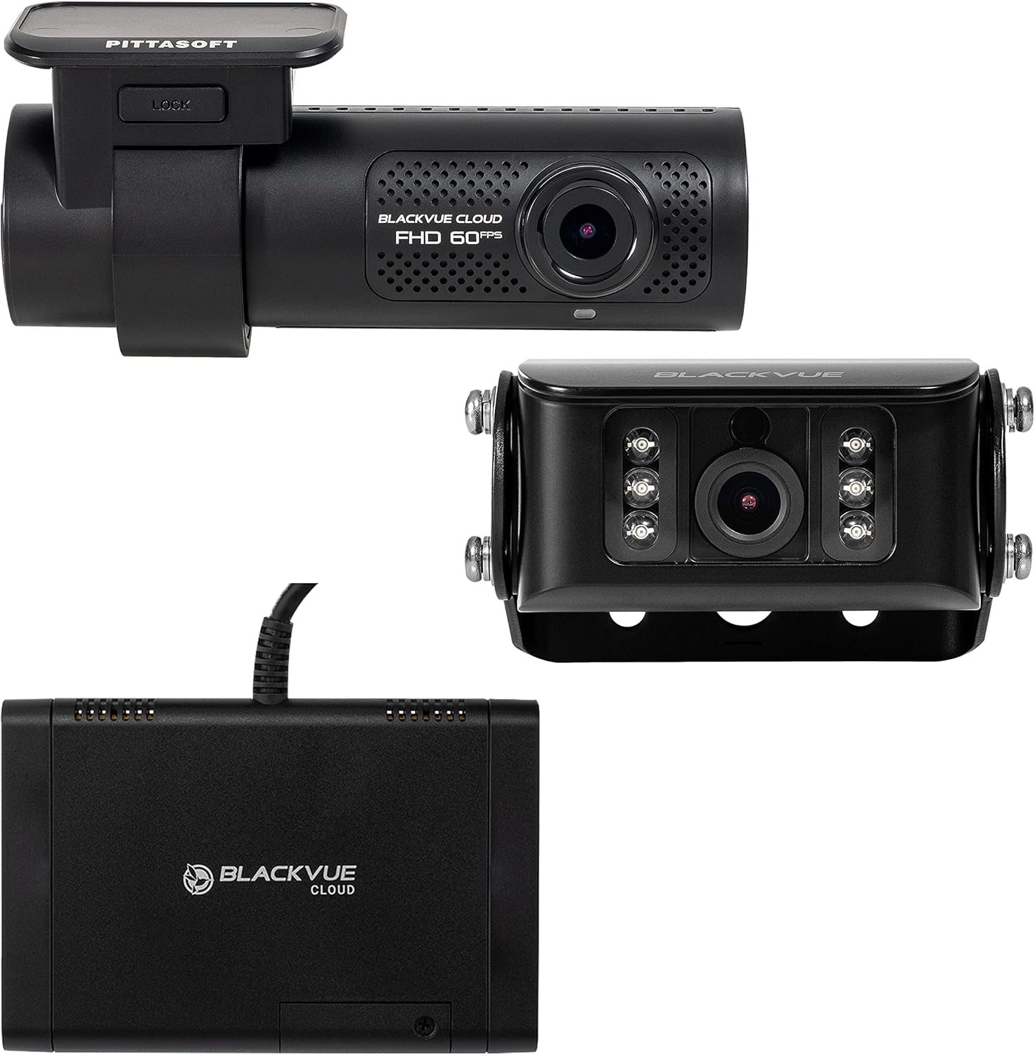 Amazon.com: BlackVue DR770X-2CH Truck 64GB + CM100GLTE | Waterproof ...