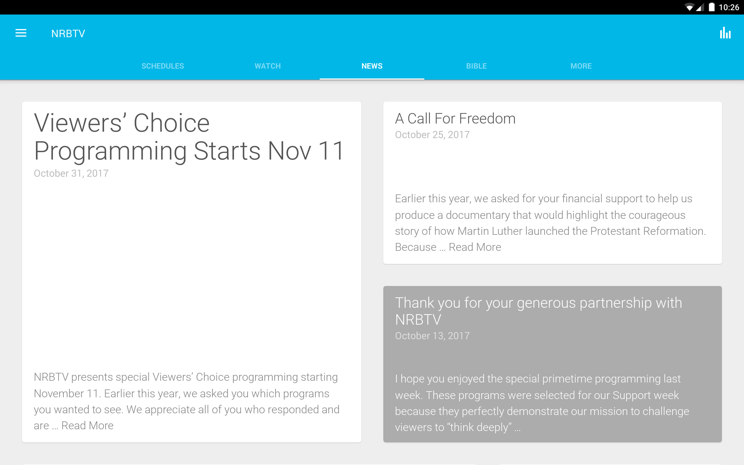 NRBTV (formerly NRB Network) - App on Amazon Appstore