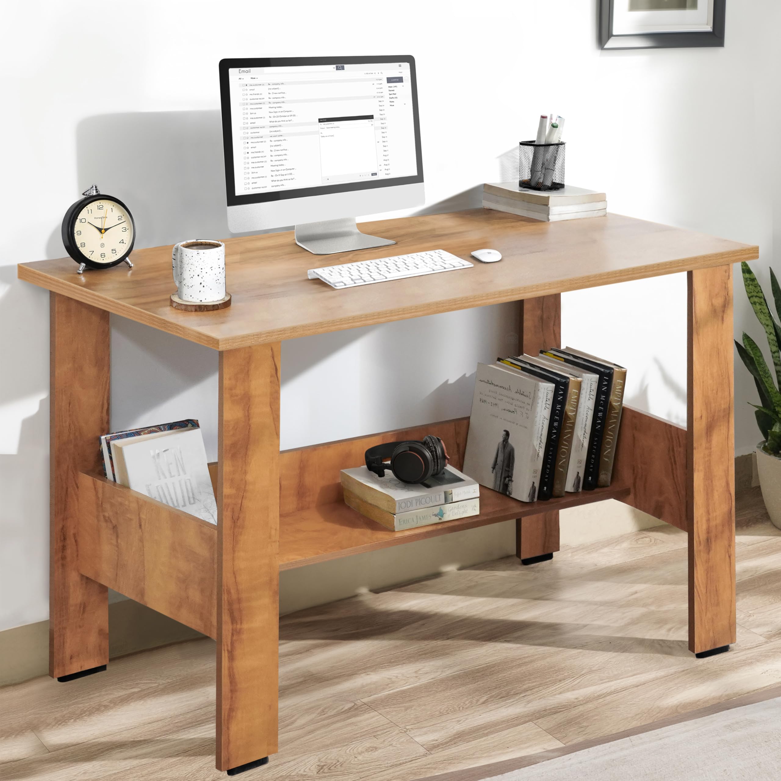 Buy ABOUT SPACE Wooden Study Table | Study Table for Students with ...