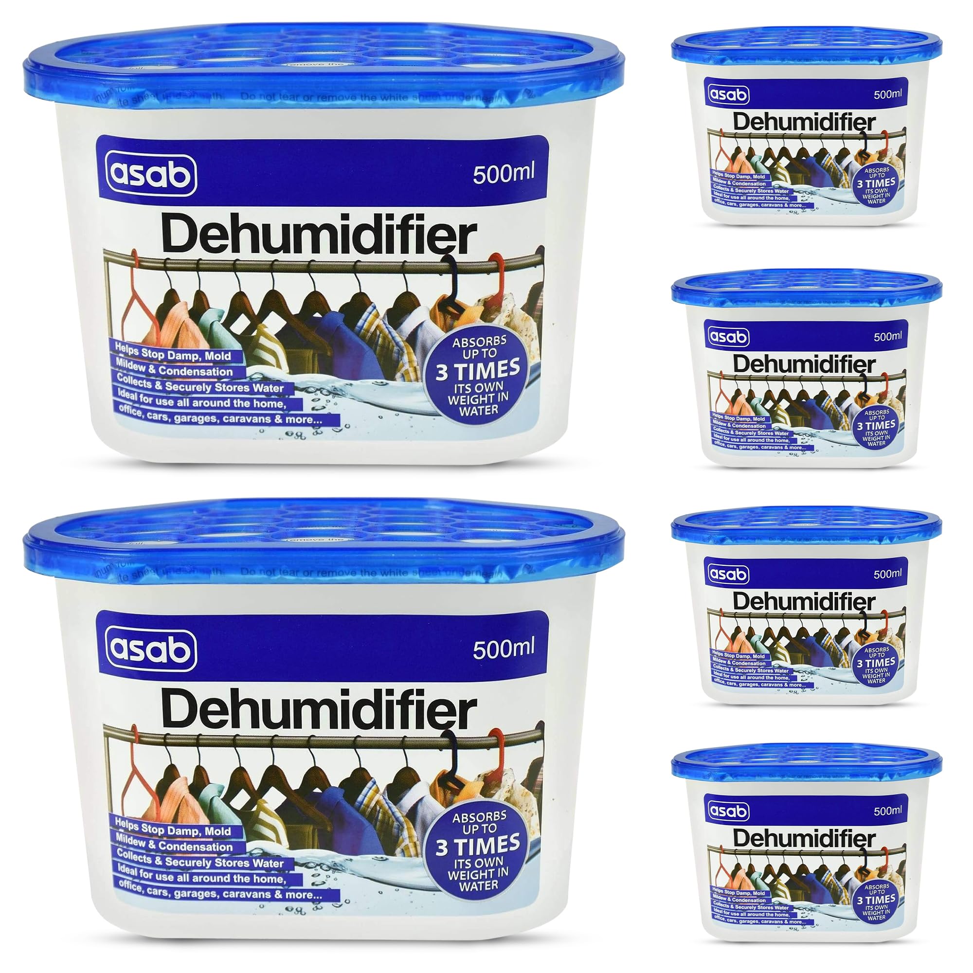 ASAB Dehumidifier Box Scented Desiccant Moisture Removal Damp Trap with ...