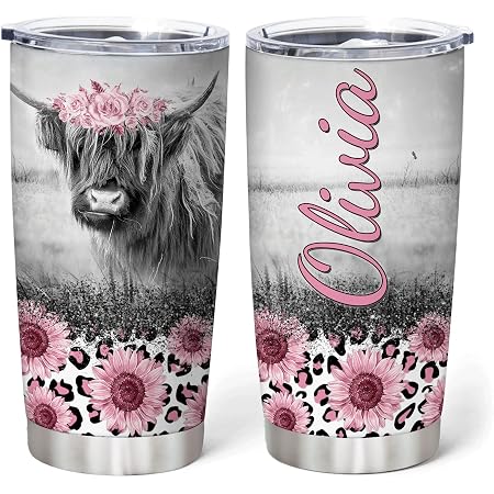 Amazon.com | Hyturtle Personalized Gifts For Cow Lover - Birthday ...