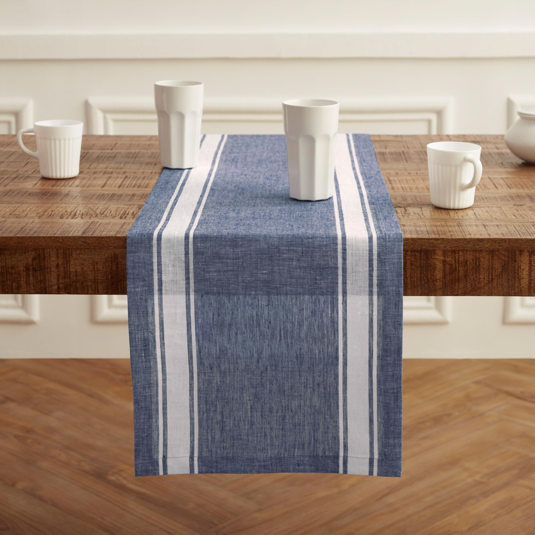 Amazon.com: Solino Home Linen Table Runner 36 inch – 100% Pure Linen ...