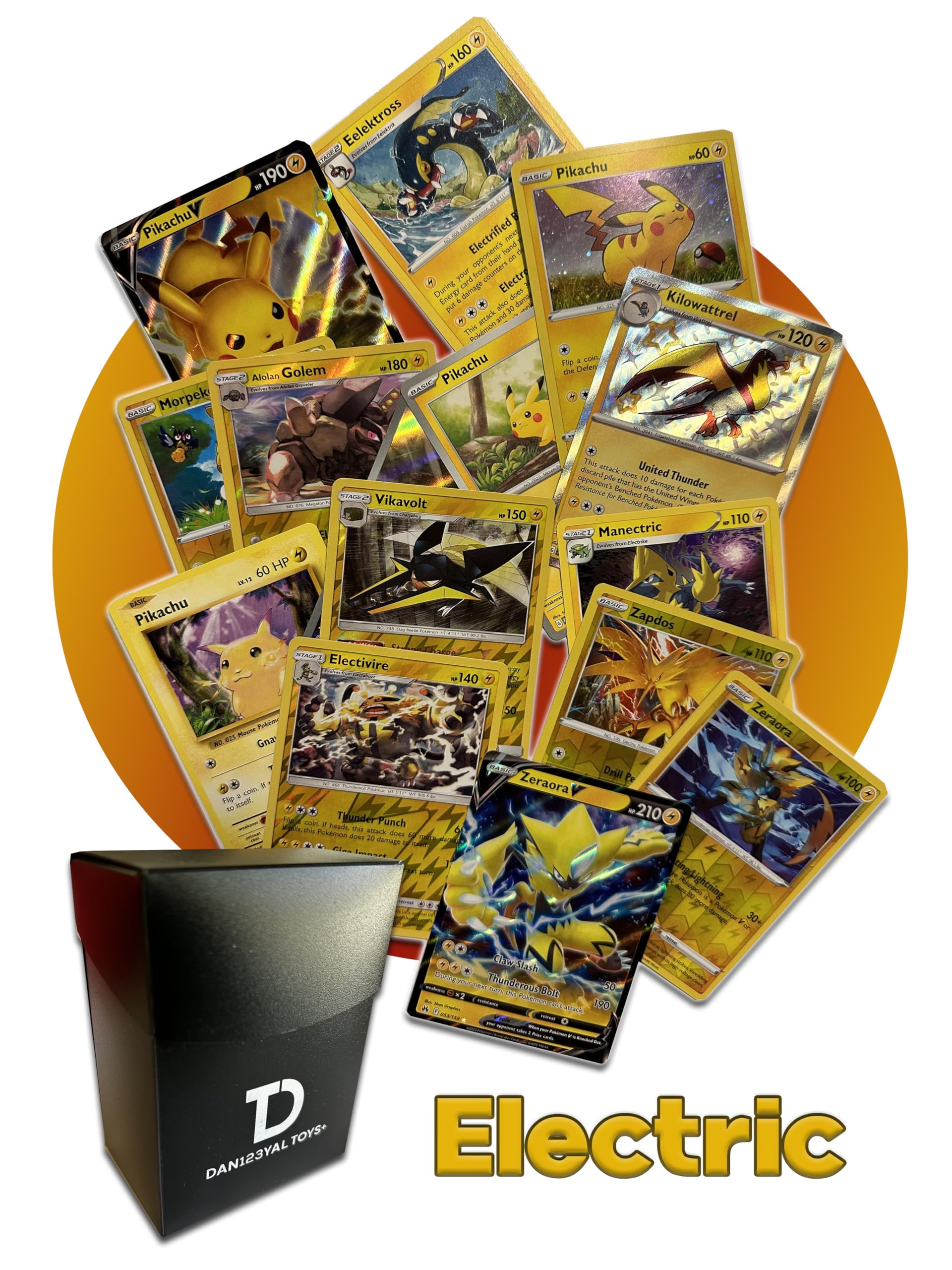 Amazon.com: Electric Type TCG Assortment Bundle | Guaranteed Ultra Rare ...