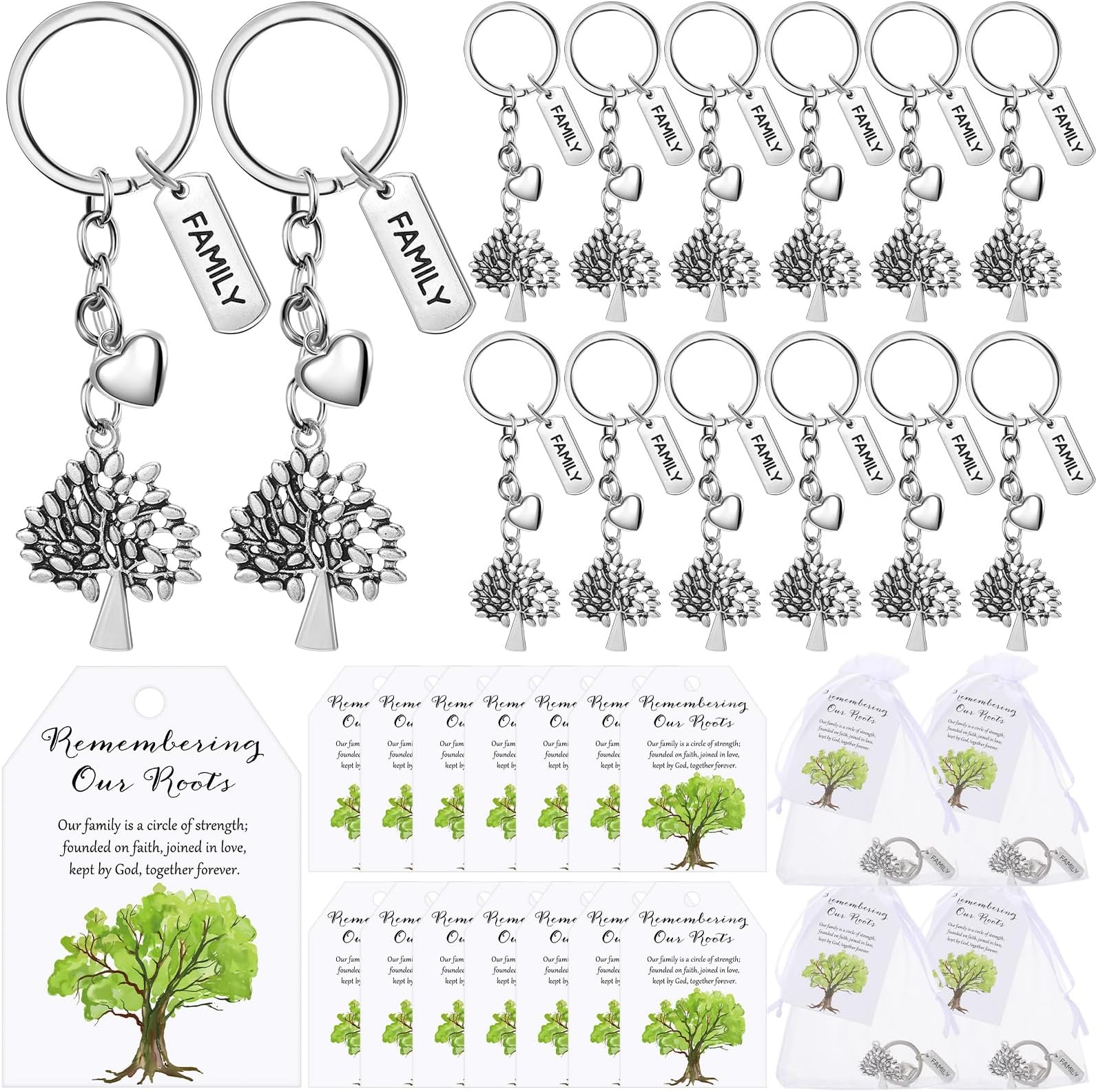 Amazon.com: Motipuns 50 Sets Family Reunion Favor Family Appreciation ...