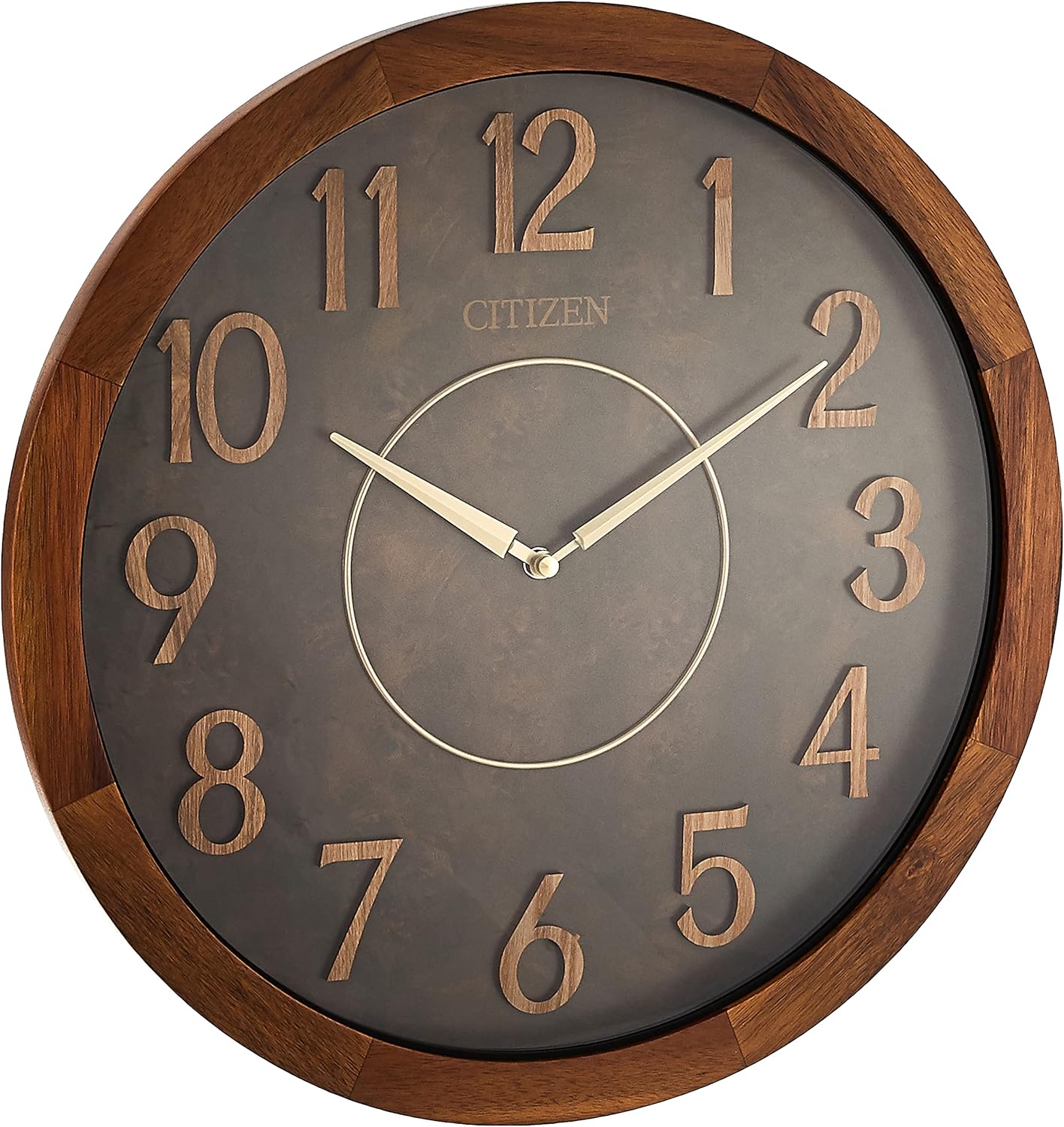 Citizen CC2052 Outdoor Wall Clock, Dark Brown : Amazon.co.uk: Home ...
