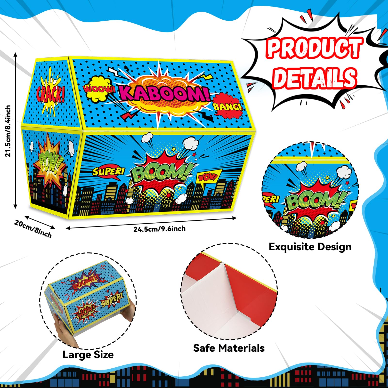 Snapklik.com : Super Theme Hero Treasure Chest Classroom Decorations ...