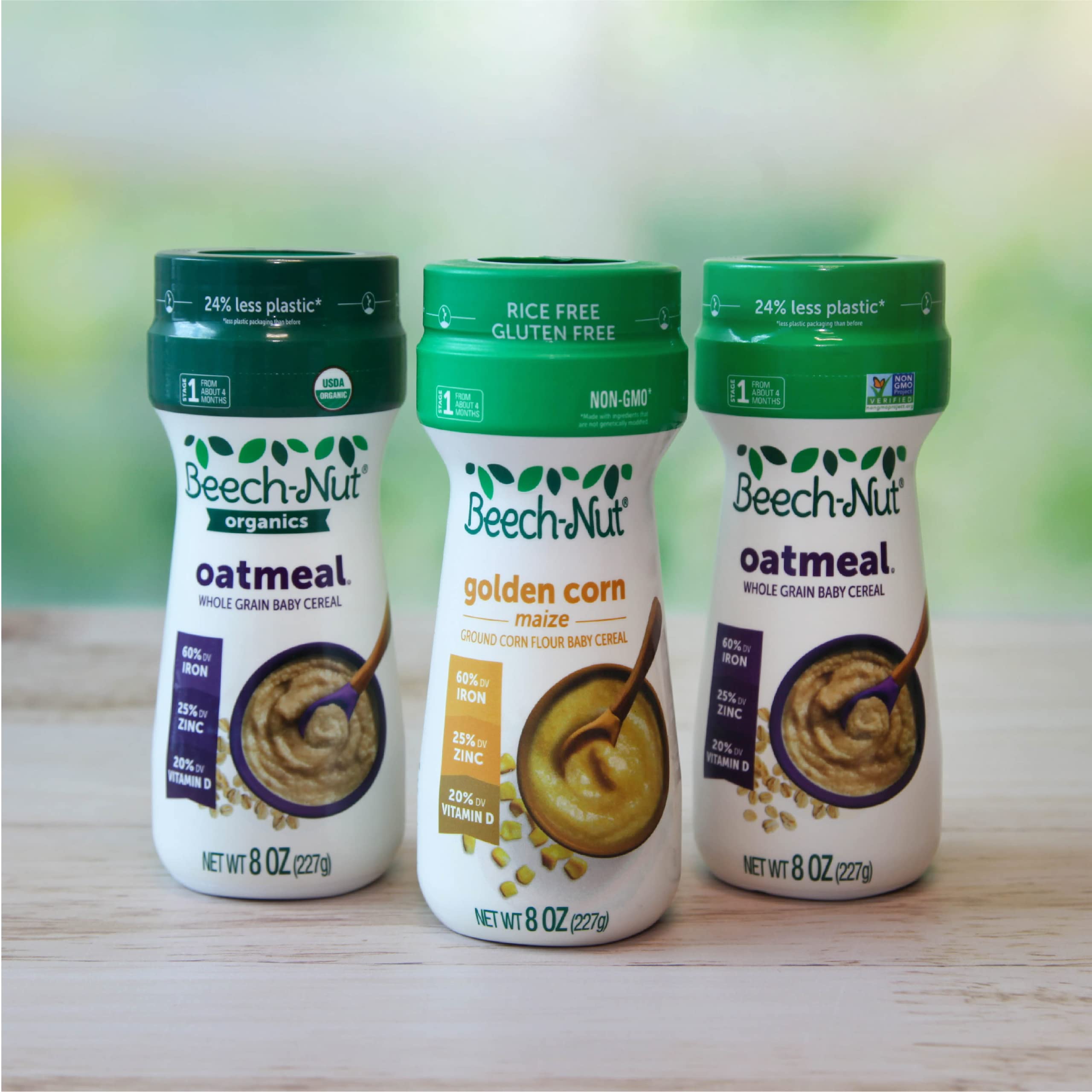 Snapklik.com : Beech-Nut Baby Cereal, Golden Corn Maize Cereal Stage 1 ...