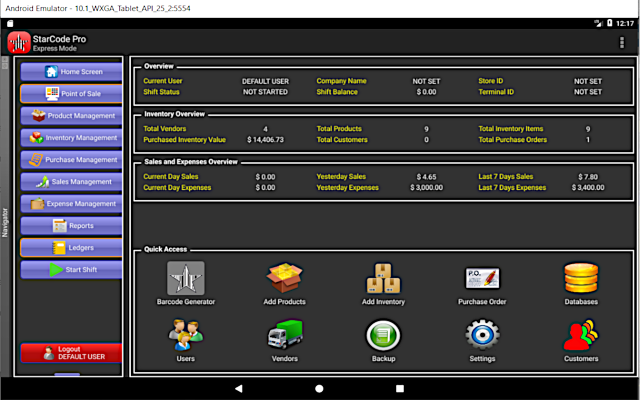 StarCode Pro Point of Sale and Inventory Management - App on Amazon ...