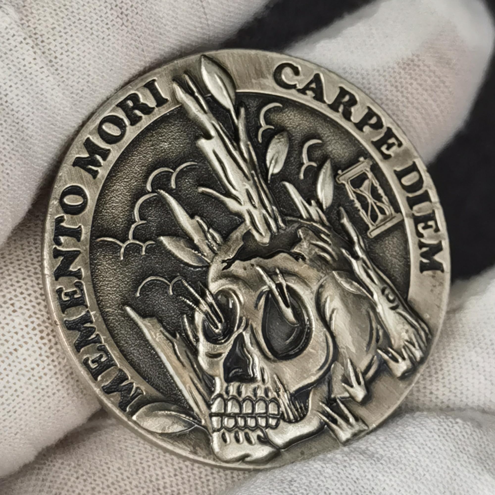 Motivational Gift Coin - Carpe Diem Motivational Coin With Life & Death ...