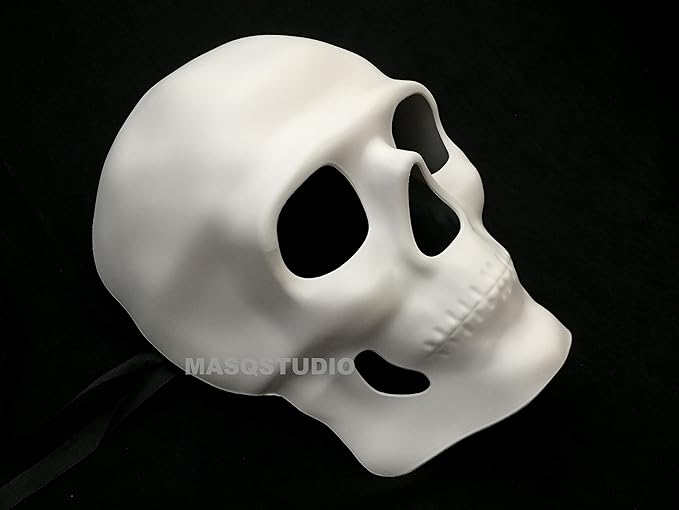 Amazon.com: Halloween Masquerade skull Skeleton Mask Day of the Dead ...