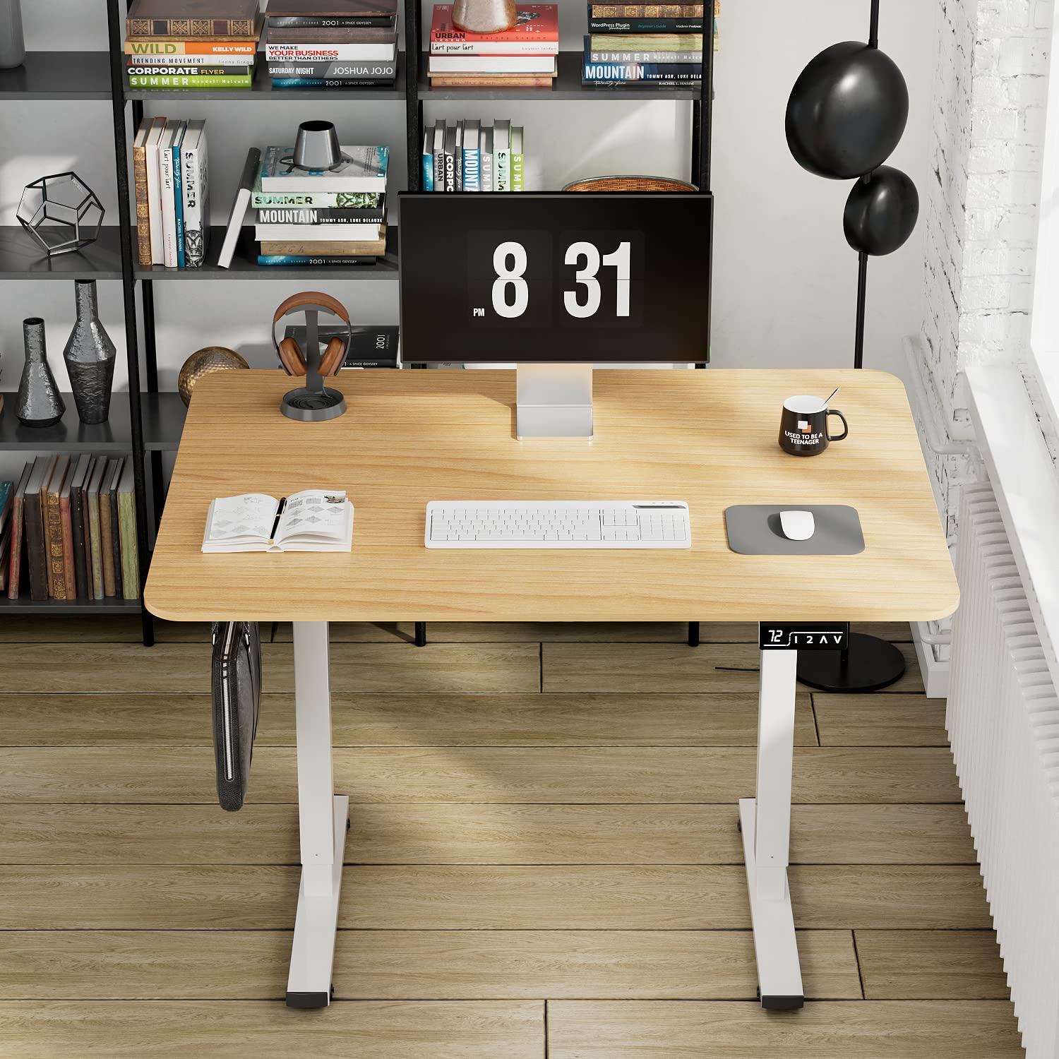 Snapklik.com : YESHOMY Height Adjustable Electric Standing Desk