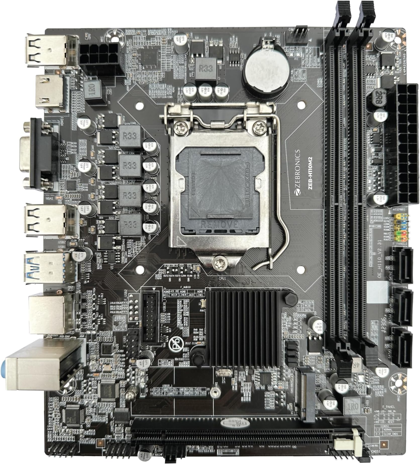 Amazon.in: Buy ZEBRONICS H110M2 Micro-ATX Motherboard for LGA 1151 Socket, Supports Intel 6th ...