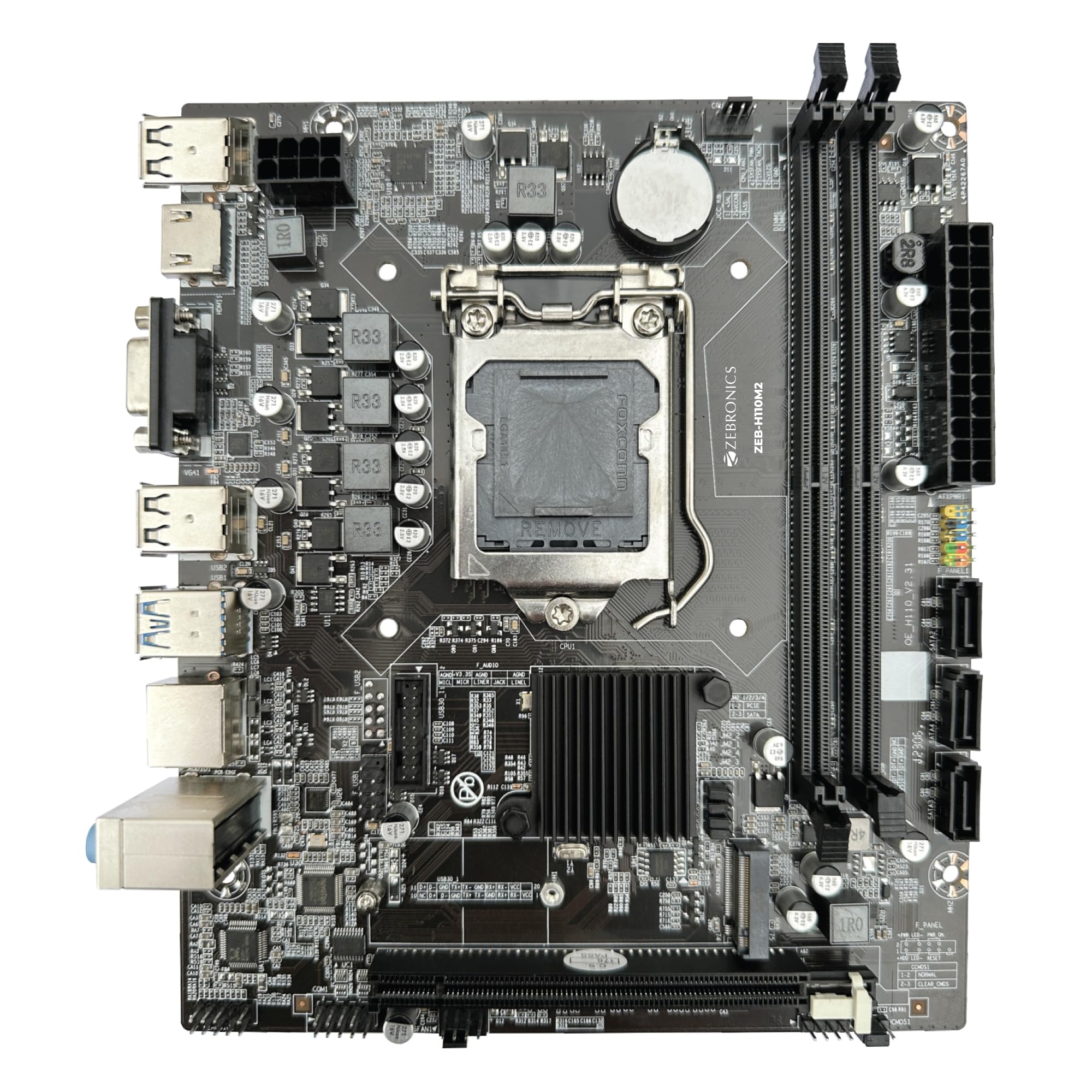 Amazon.in: Buy ZEBRONICS H110M2 Micro-ATX Motherboard for LGA 1151 ...