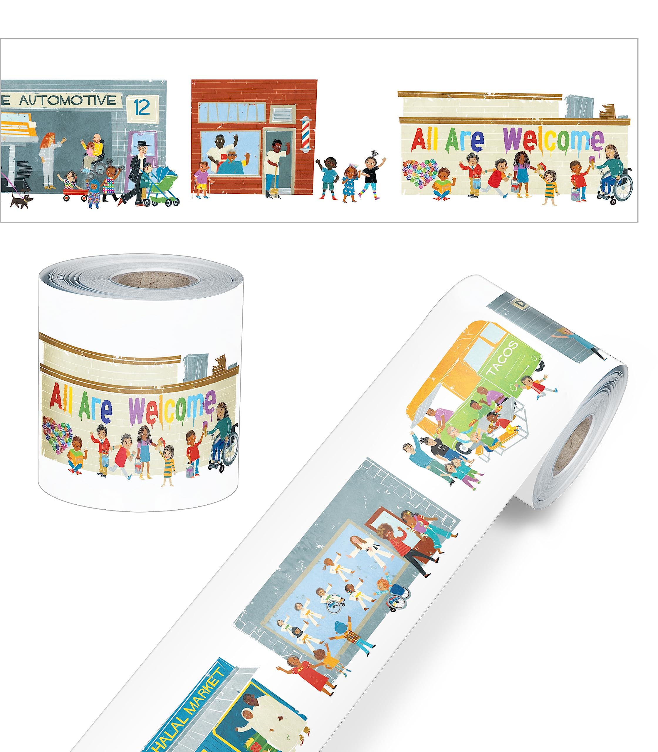 Buy Carson Dellosa All are Welcome 65 Ft All are Neighbors Straight ...