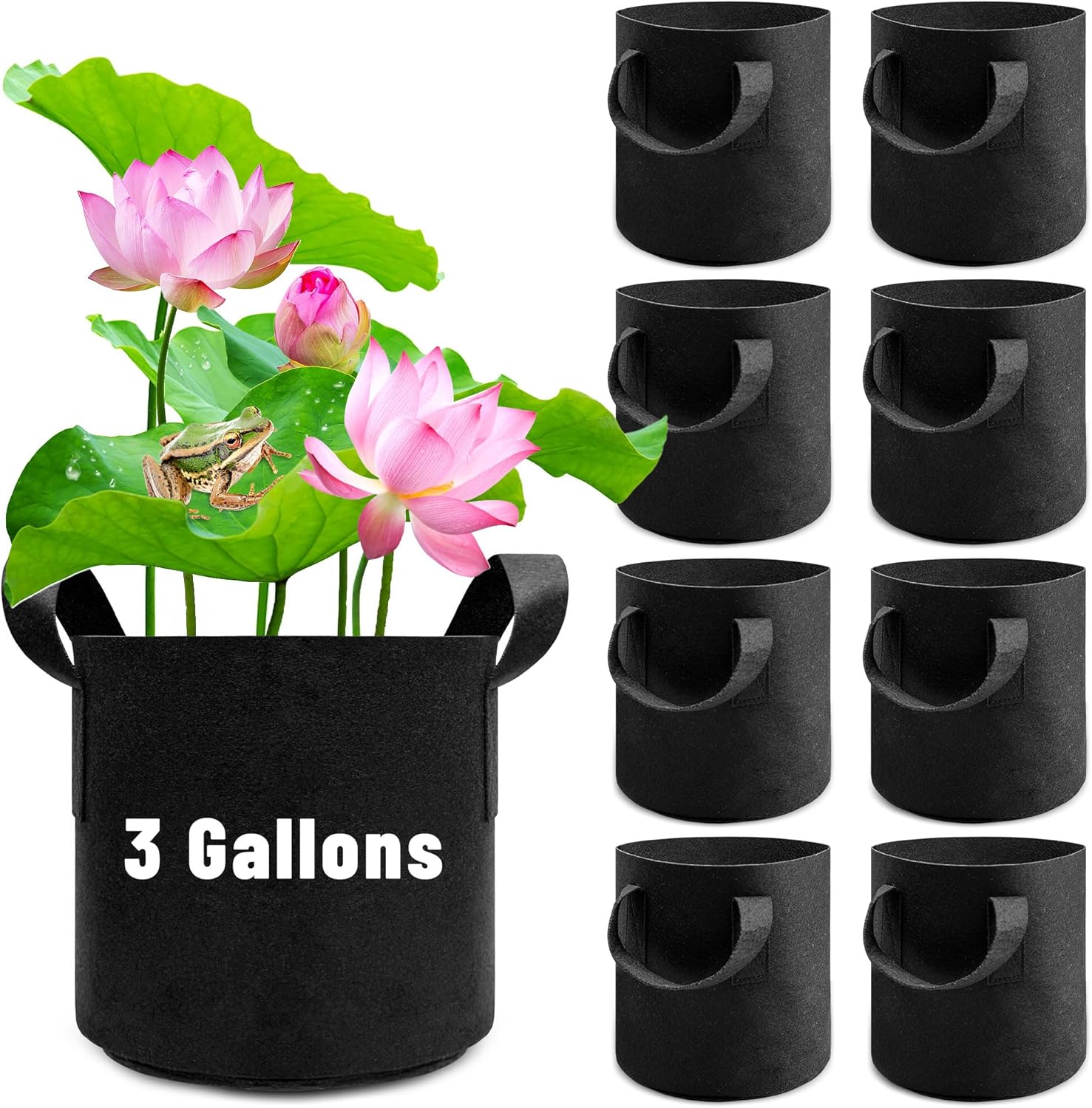 UCandy Lily Plant Pots for Pond, Durable Water Lily Pond Plant Pots ...