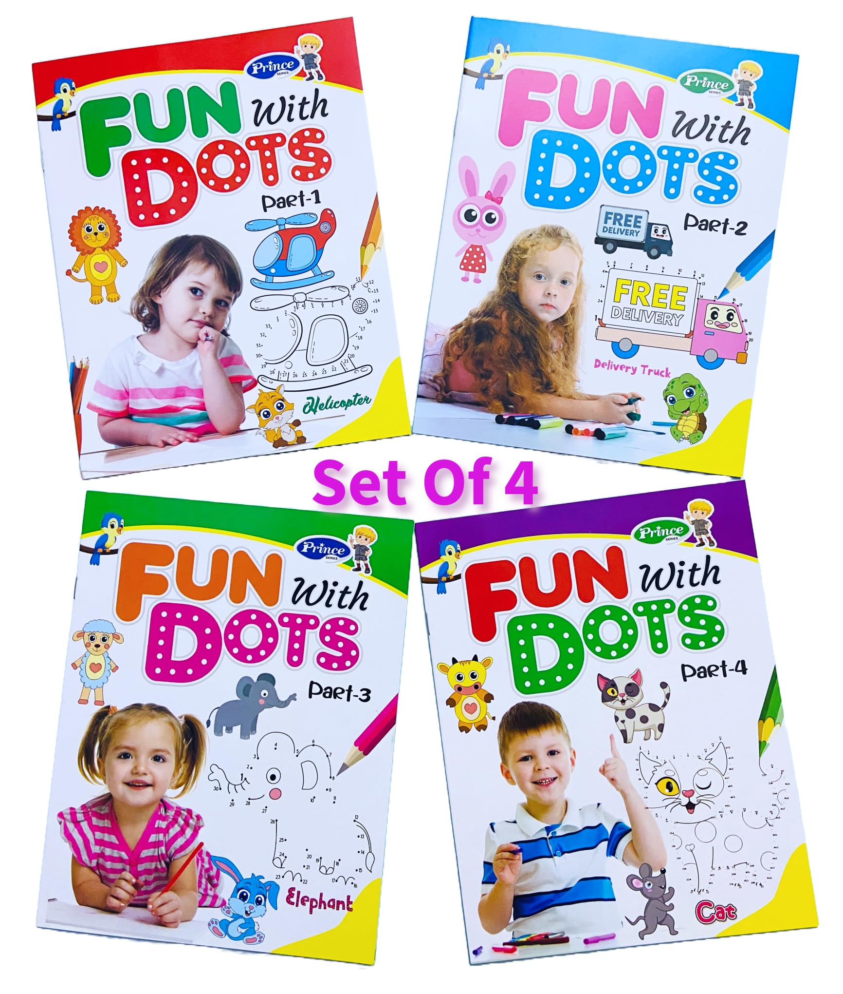 “Fun with Dots” Activity Books Series Part-1, Part-2, Part-3 And Part-4 ...