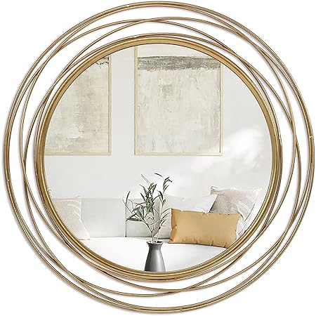 Amazon.com: LakeHaven Large Round Mirrors for Wall Decor Living Room ...
