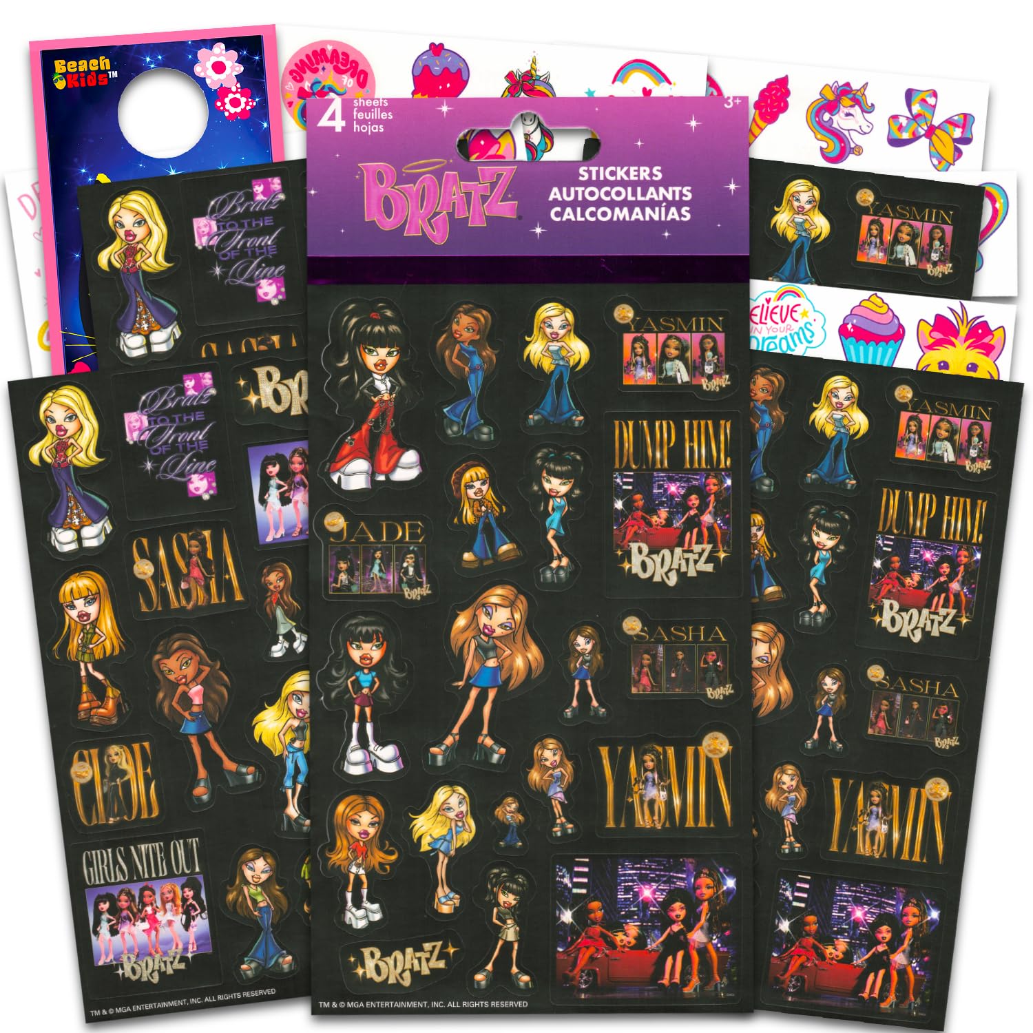 Amazon.com: MGA Entertainment Bratz Sticker Pack for Girls, Kids ...