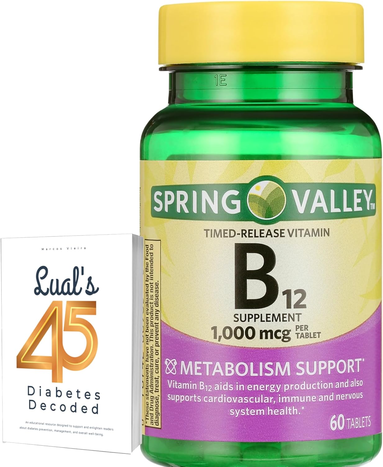 Amazon.com: Spring Valley Timed-Release Vitamin B12 Tablets, 1,000 Mcg ...