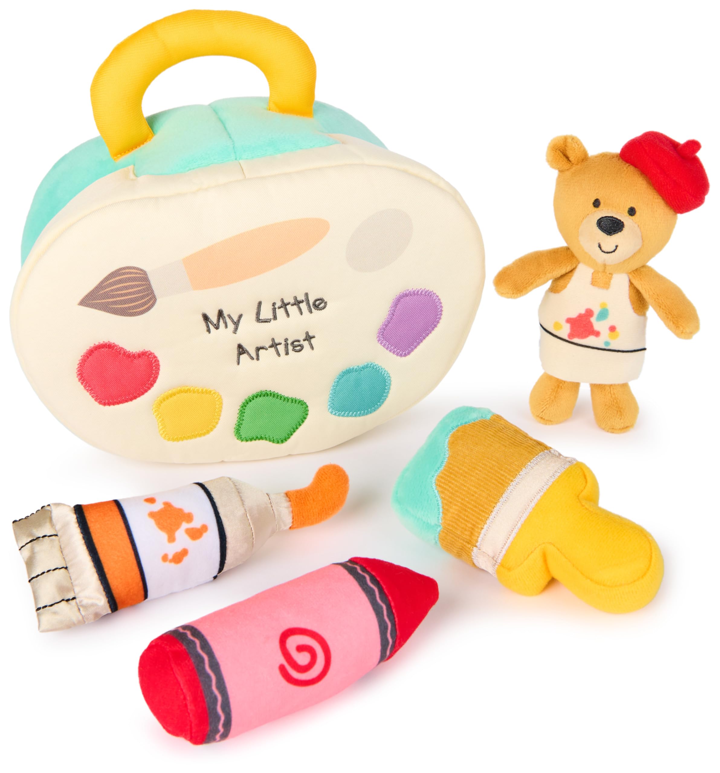 Amazon.com: GUND Baby My Little Artist 5-Piece Plush Playset with ...