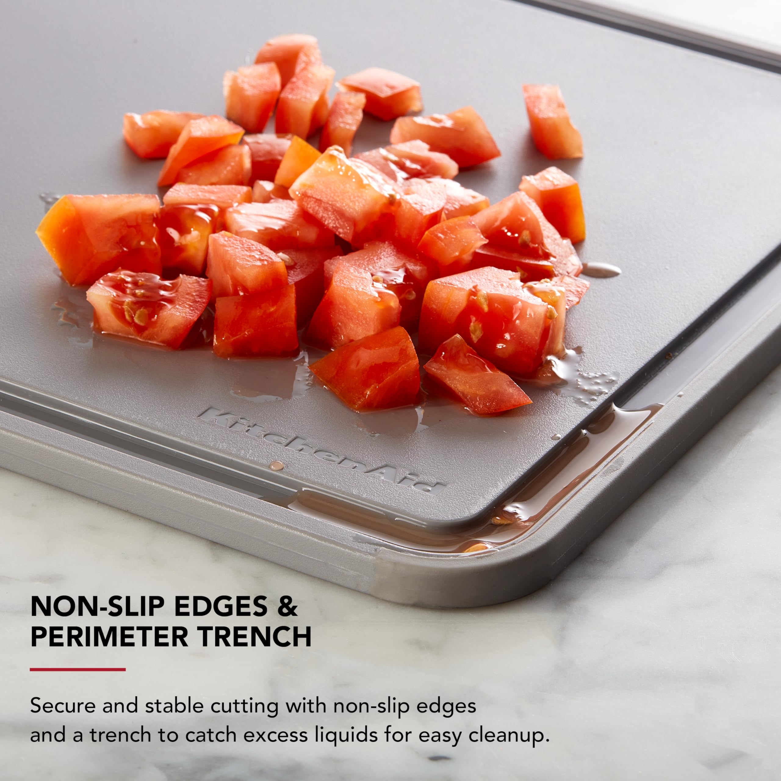 Snapklik.com : KitchenAid Classic Plastic Cutting Board