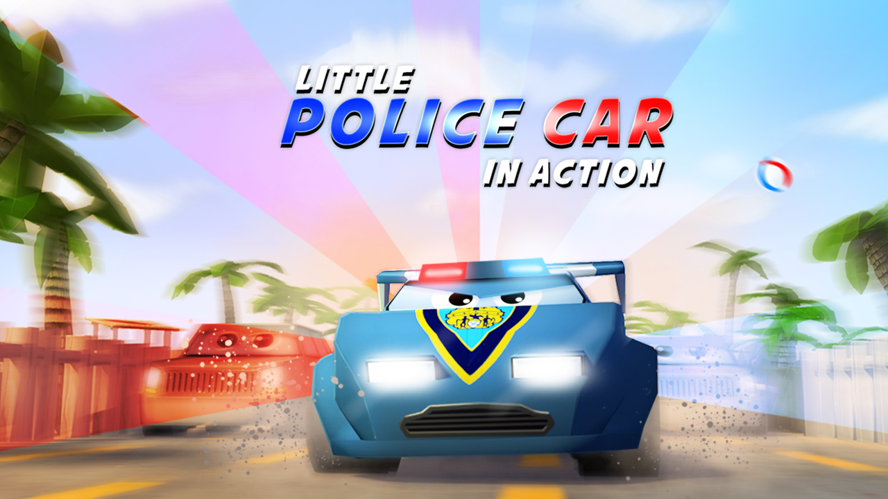 Little Police Car in Action Kids: 3D Driving Game for Kids with Cute ...
