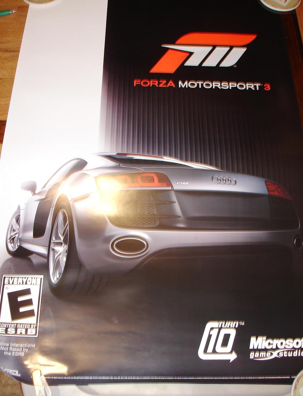 Amazon.com: Forza Motorsports 3 Game Release Poster, 24X36