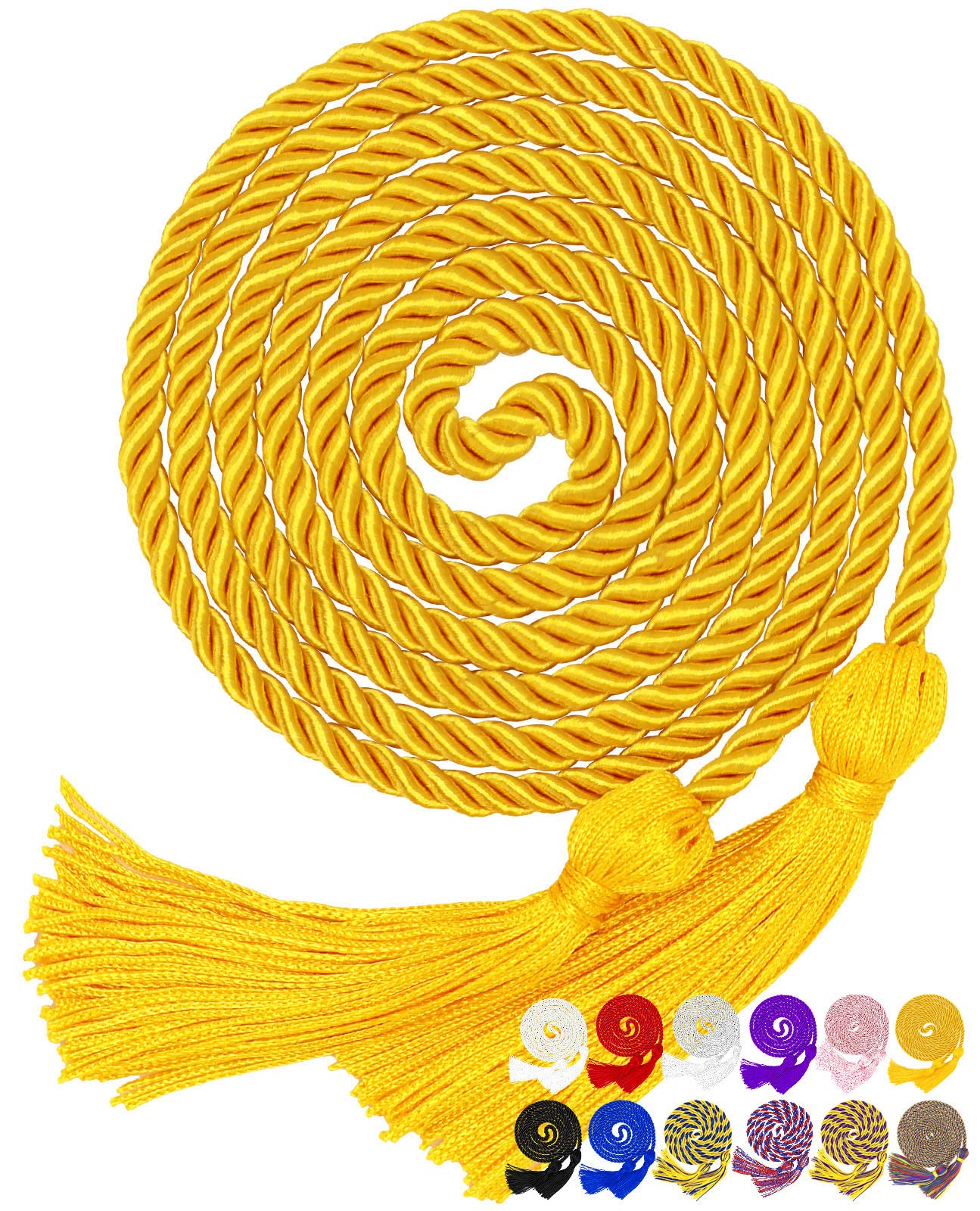 Curtain Tiebacks Black And Gold Graduation Cords From Honors Graduation ...