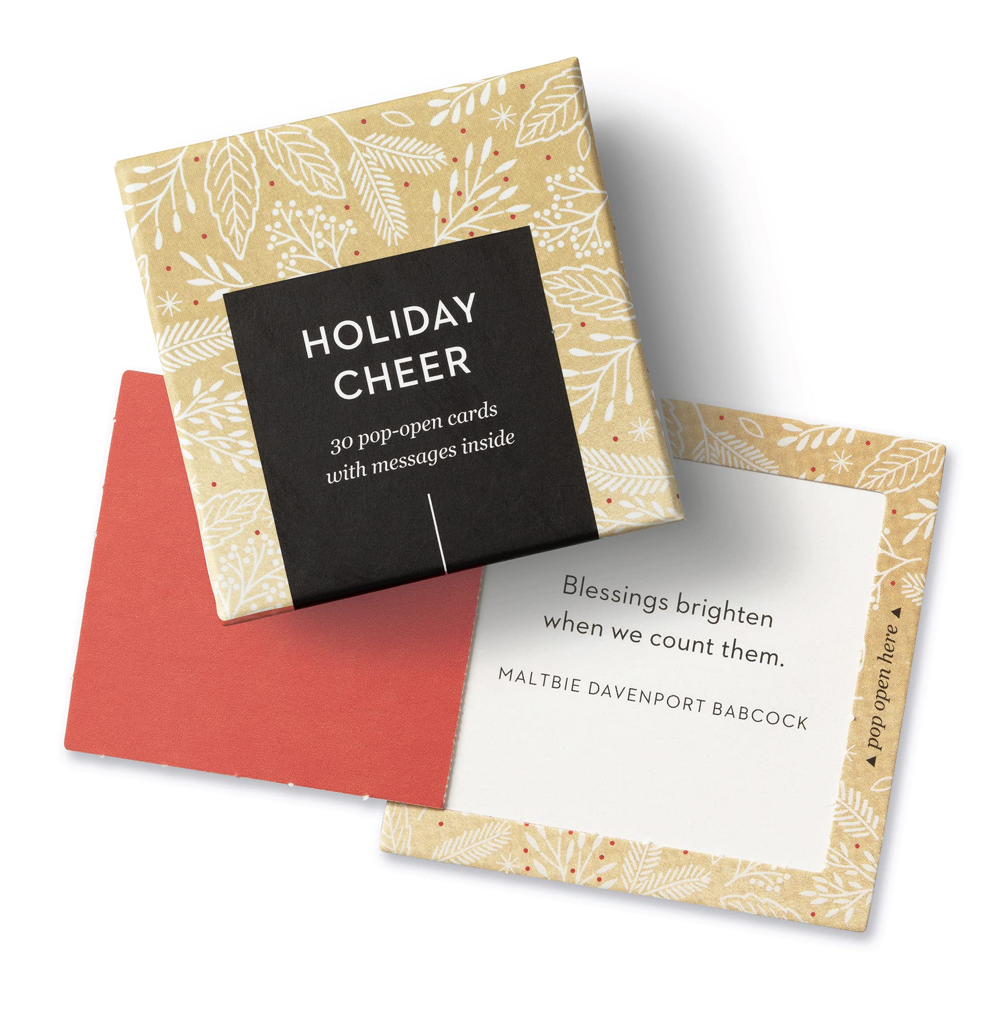 Snapklik.com : Compendium ThoughtFulls Pop-Open Cards Holiday Cheer 30 ...