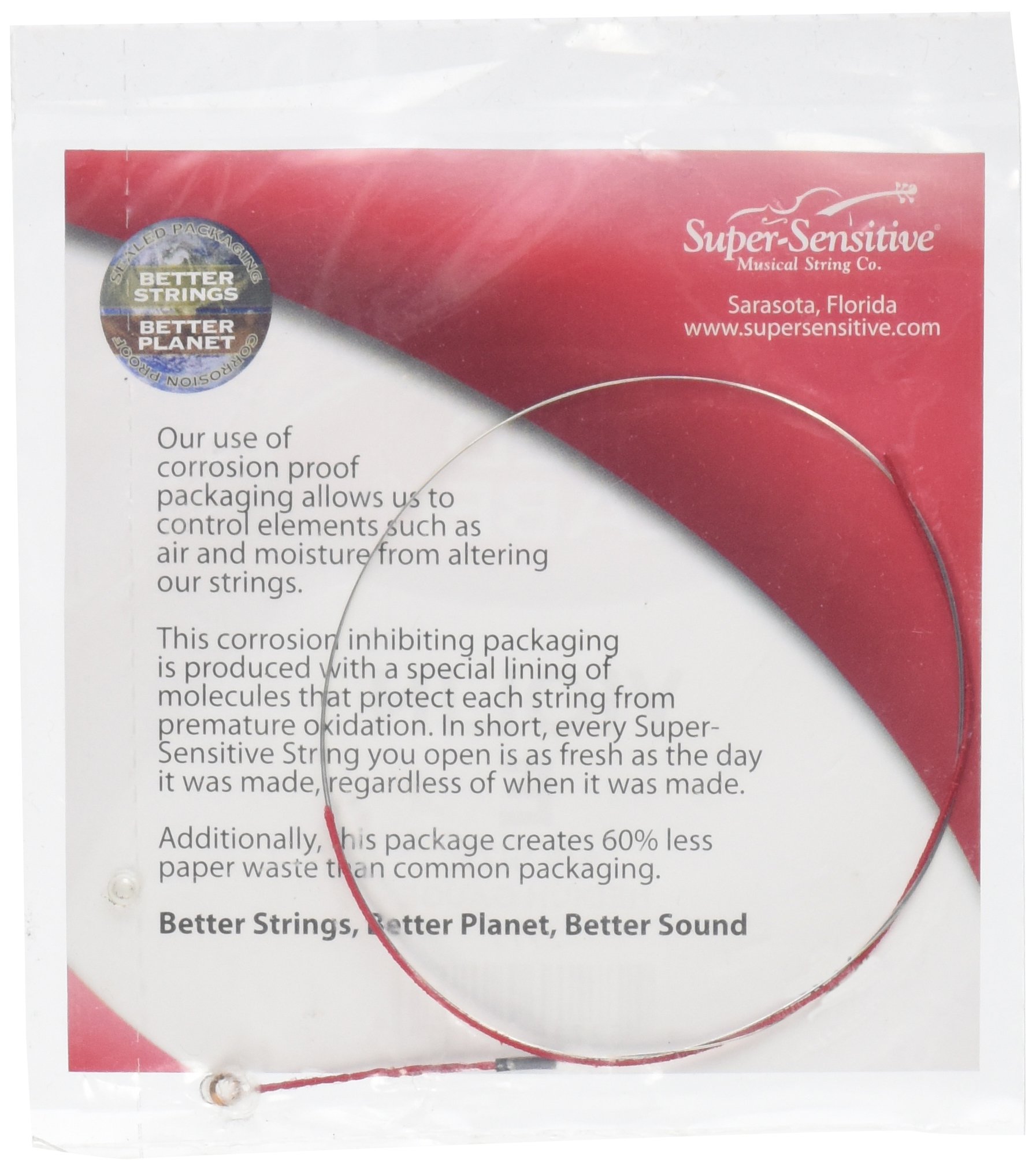 Snapklik.com : Super Sensitive Musical Strings Co 2117 Coated Steel ...