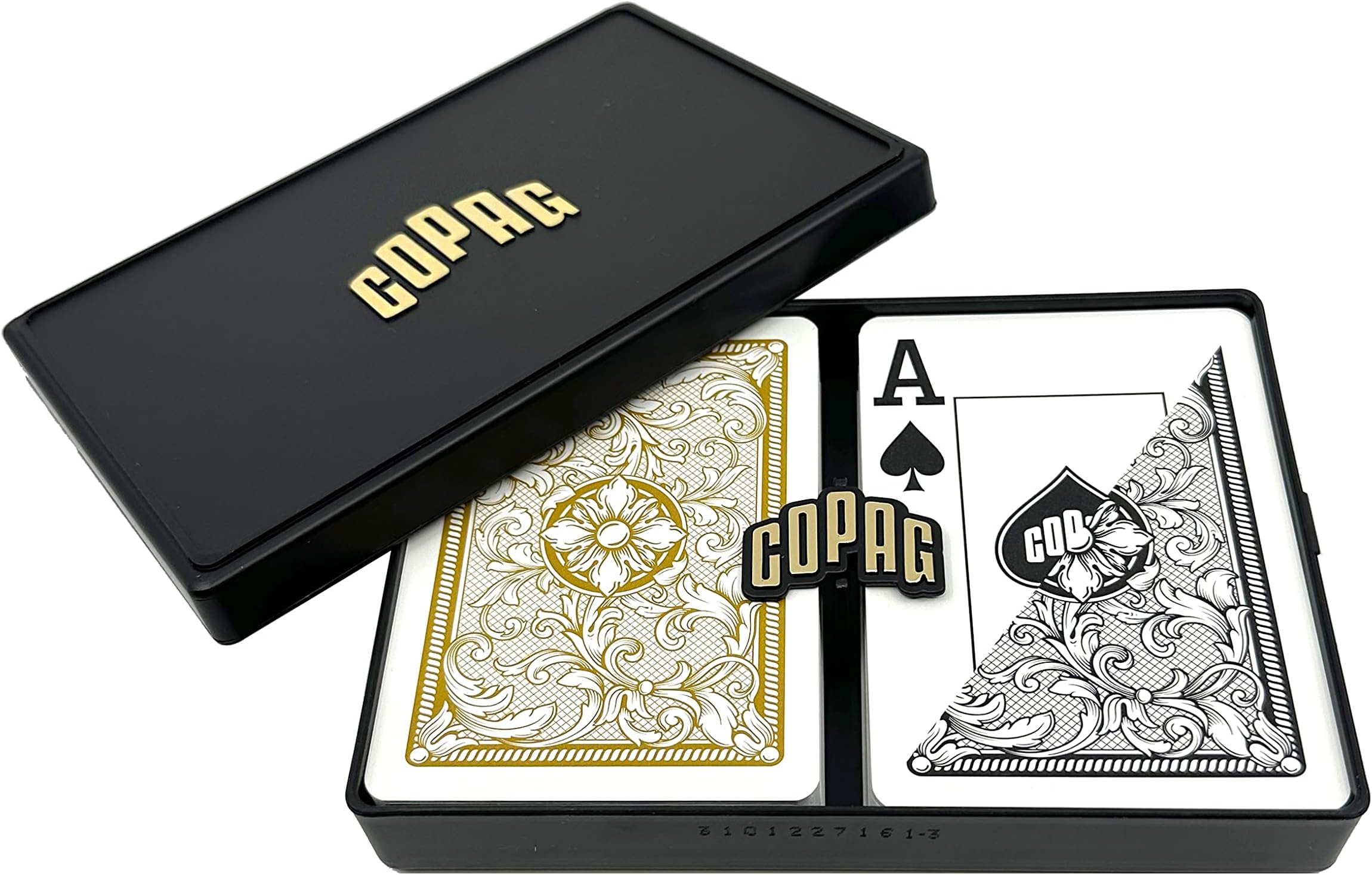 Amazon.com: Arrow Black and Gold KEM Cards Wide Jumbo 2-Pack - Playing ...