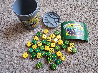 Amazon.com: Big Discoveries Trash Dice - Fast-Paced Family Dice Game | Exciting 2-Player Board ...