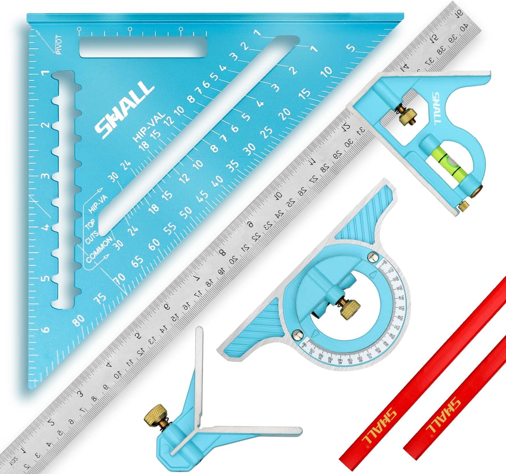 Stainless steel t square ruler Adjustable sliding combination Square ...