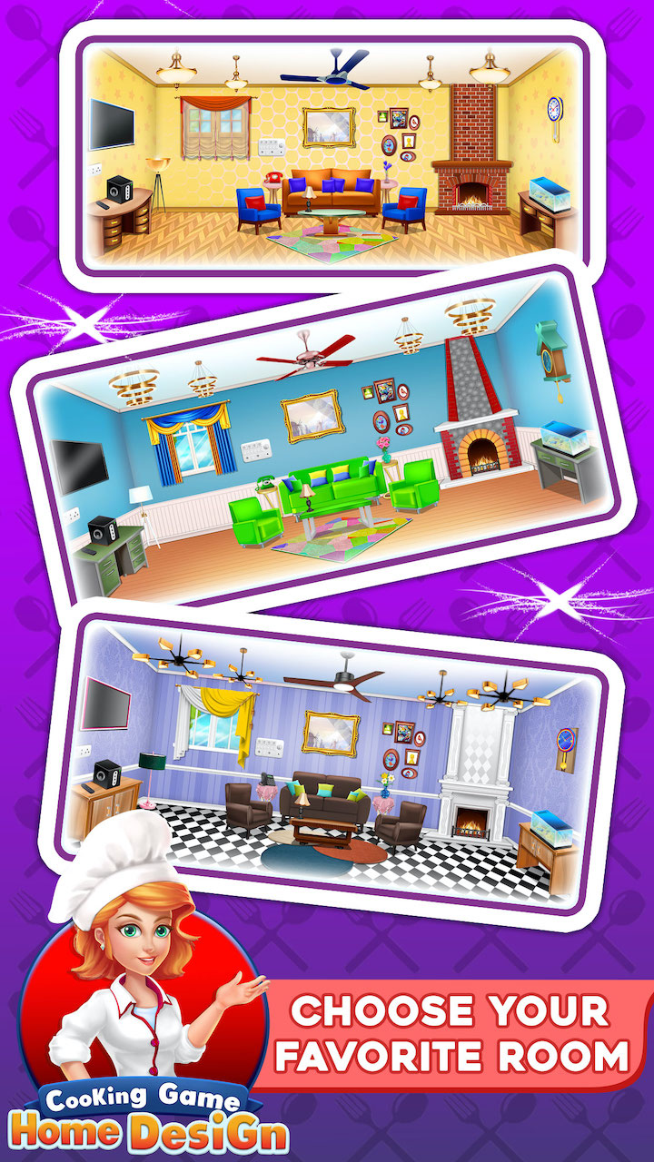 Home Design : Cooking Chef - Home Renovation : Cooking Games - App on ...