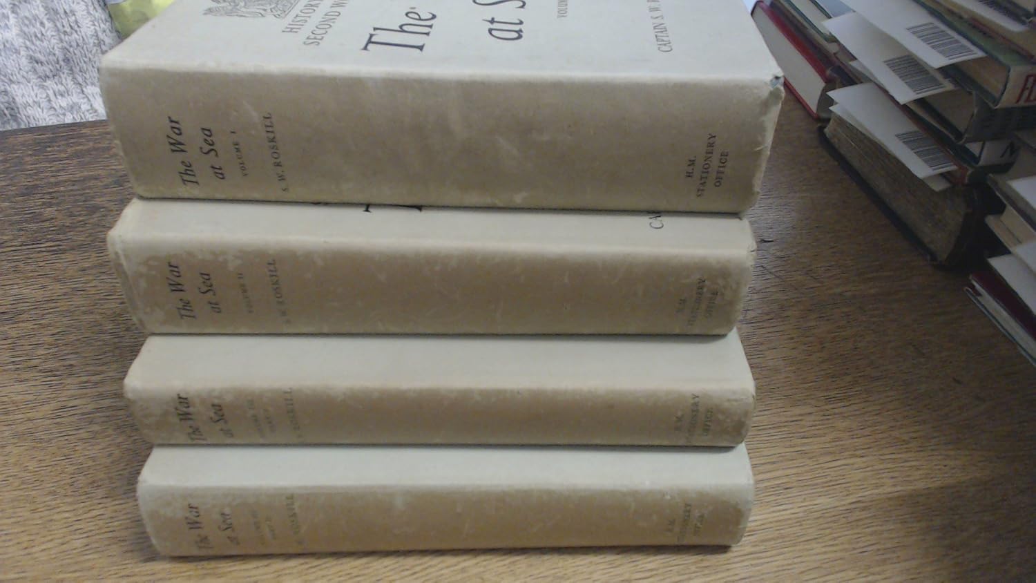 THE WAR AT SEA (4 Vols): Stephen W.ntworth Roskill: Amazon.com: Books