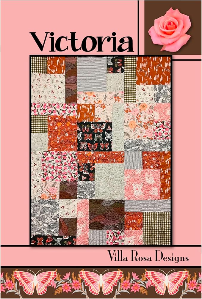 Amazon.com: Victoria Quilt Pattern by Villa Rosa Designs. Beginner ...