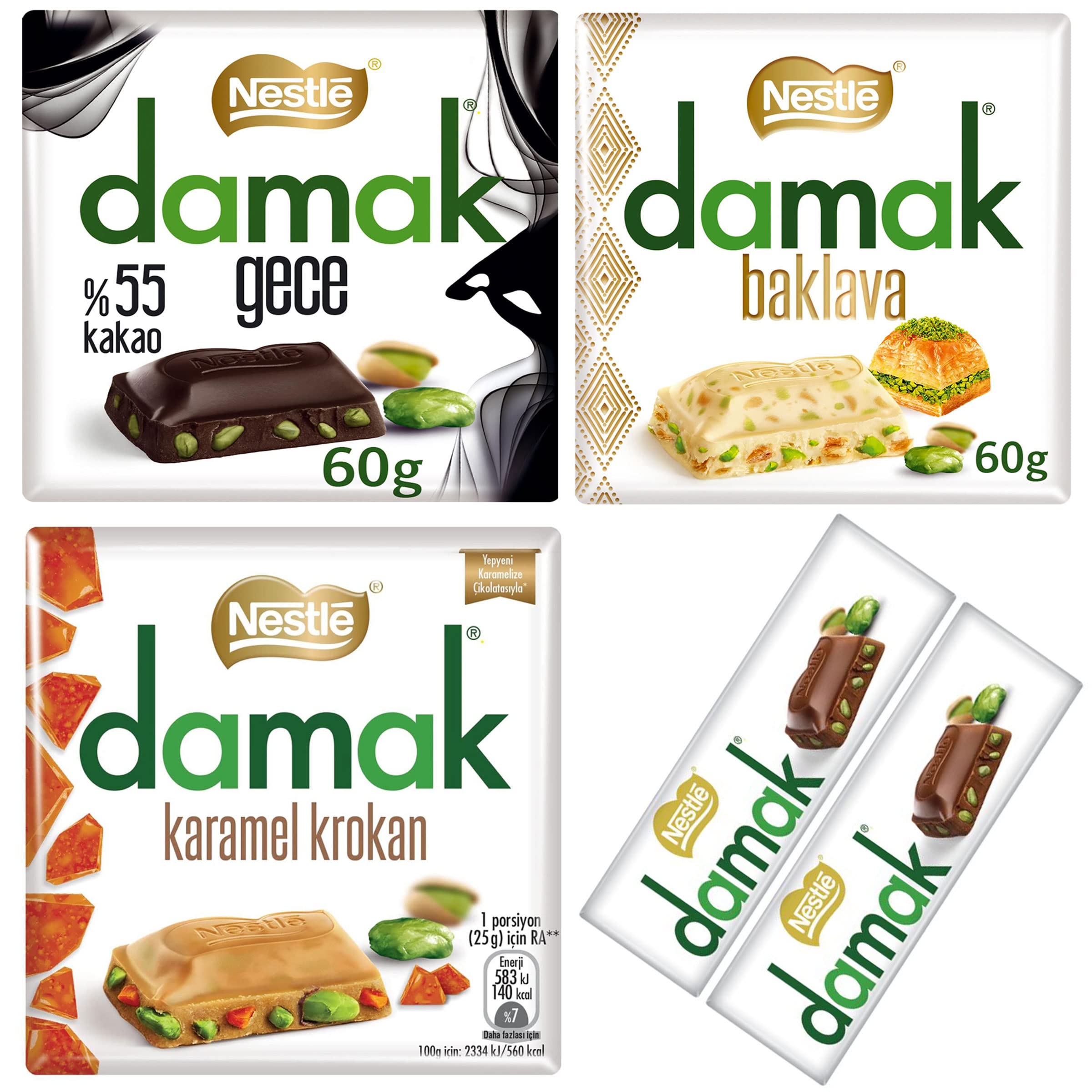 Buy myNestle Damak Baklava, Fine Dark Chocolate, Milk Chocolate ...