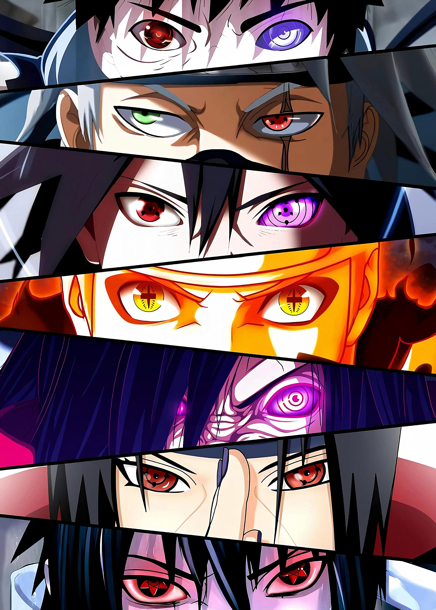 Naruto Eye Chart
