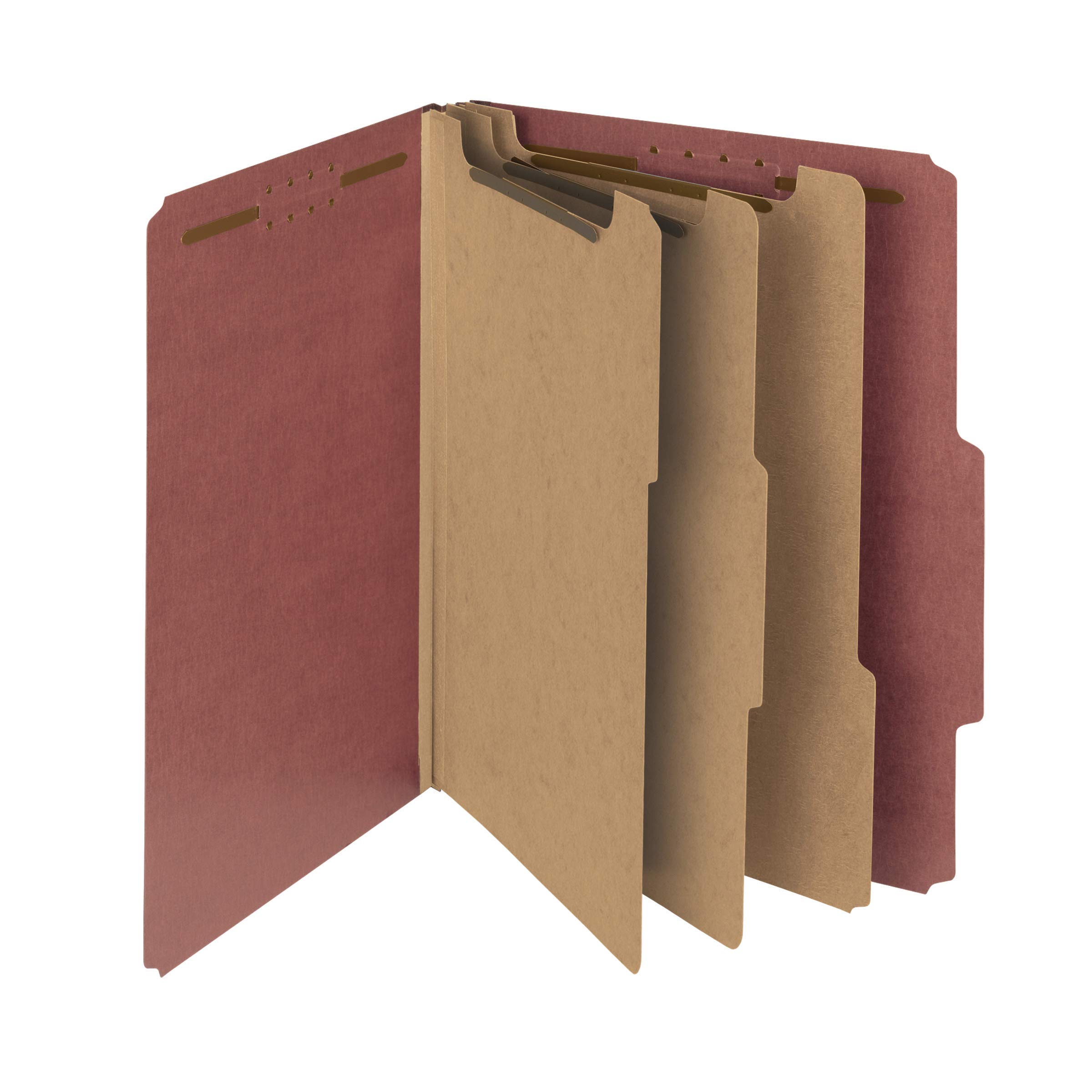 Snapklik.com : Smead 100% Recycled Pressboard Classification File Folder, 3 Dividers, 3 ...
