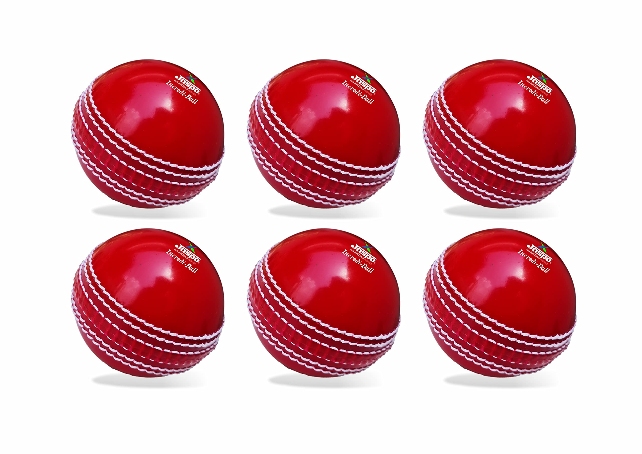 jaspo IncrediBall Soft T20 Cricket Training Balls - Pack of 6 Indoor ...